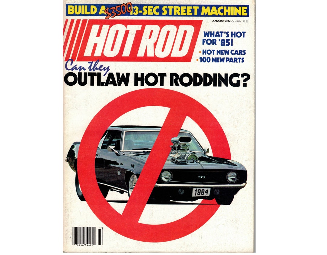 Hot Rod magazine, October 1984 Can They Outlaw Hot Rodding. - Etsy ...