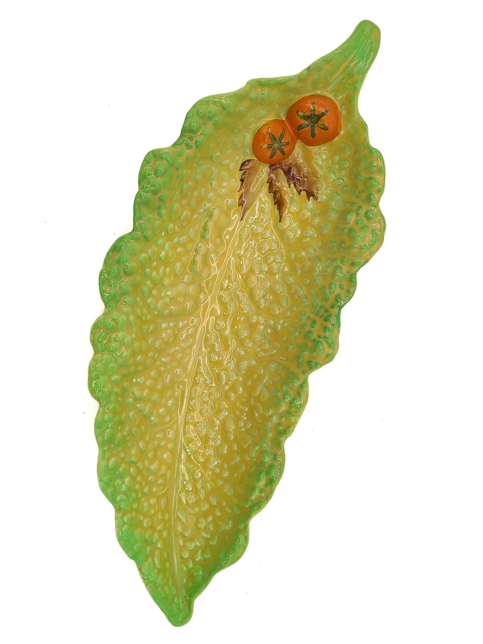 Vintage Carlton Ware Lettuce Leaf Bowl Embossed Tomatoes - Etsy.de