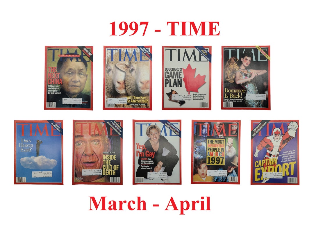 Choice of TIME Magazine – 1997 Mar-apr, China, Clones, Canadian ...