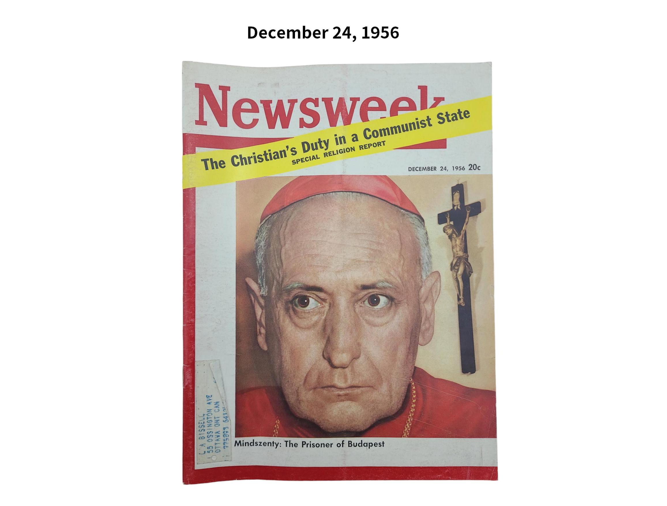 Newsweek Magazine - Choose From Original Vintage Issues From the 1950's ...