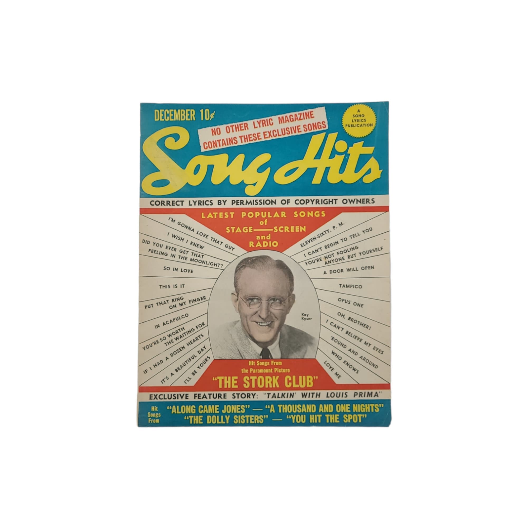 Song Hits Magazines - Lot of 8 Vintage Music Magazines, 1943-1953. Song ...