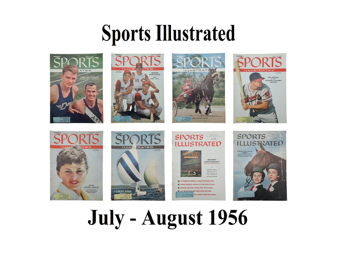 Sports Illustrated Magazines 1956 Jul-aug, Olympic Sprinter, Baseball ...