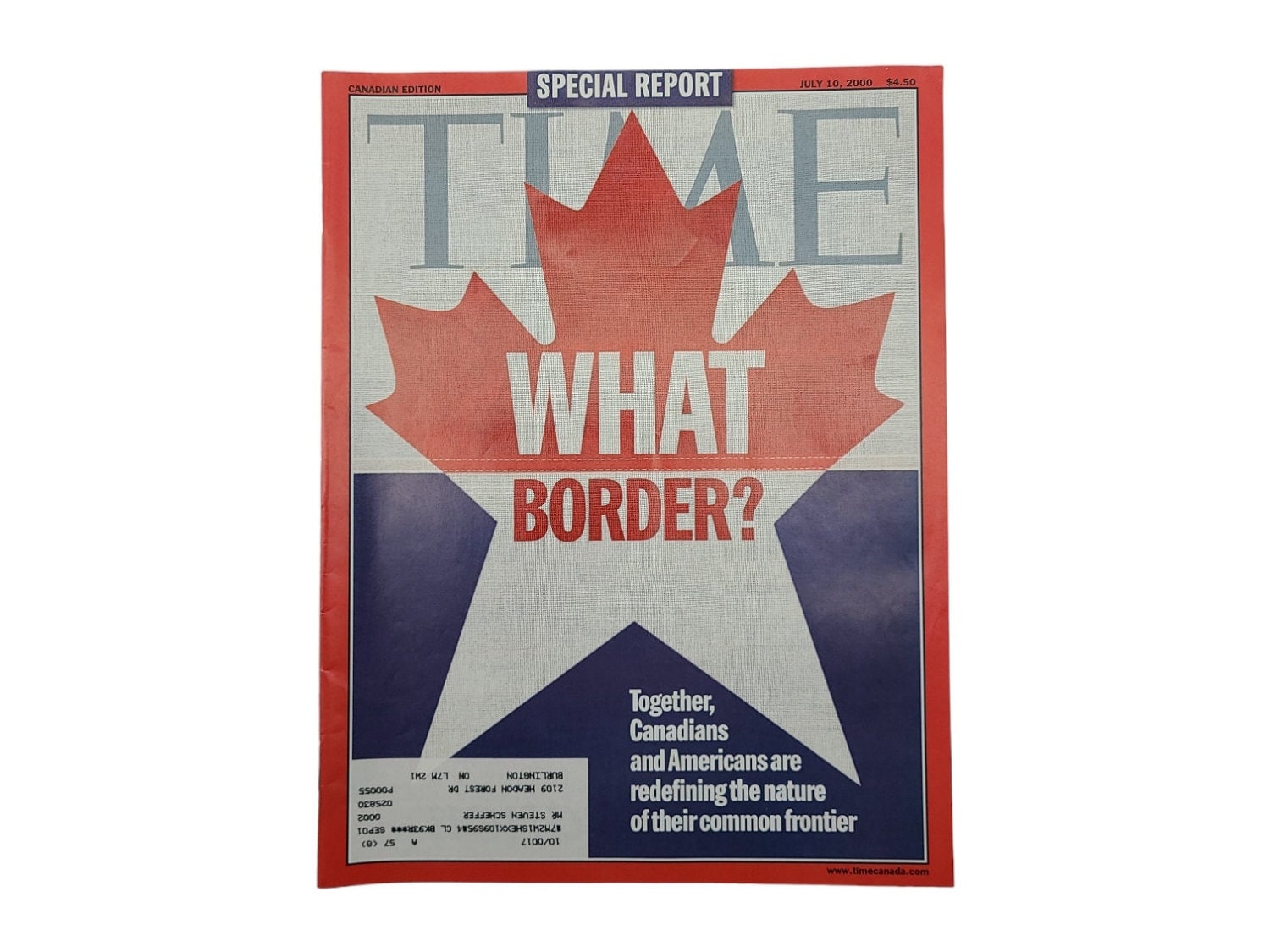 Choice of TIME Magazine 2000 Jul-aug DNA Canada - Etsy