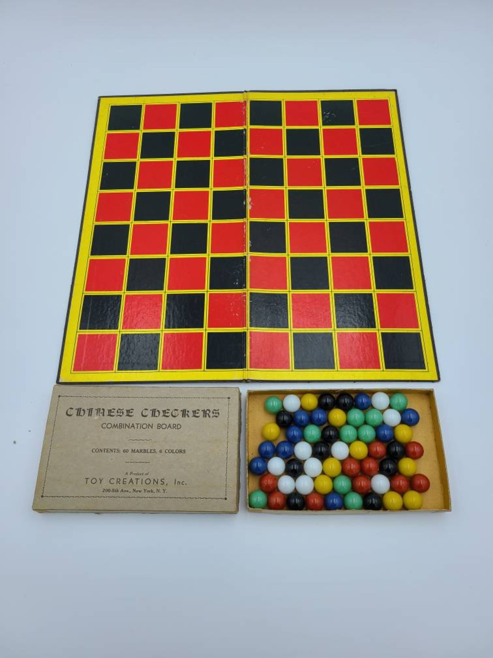1930s Chinese Checkers Combination Game Board by Toy Creations | Etsy