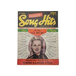 Song Hits Magazines - Lot of 8 Vintage Music Magazines, 1948-1972. Song ...