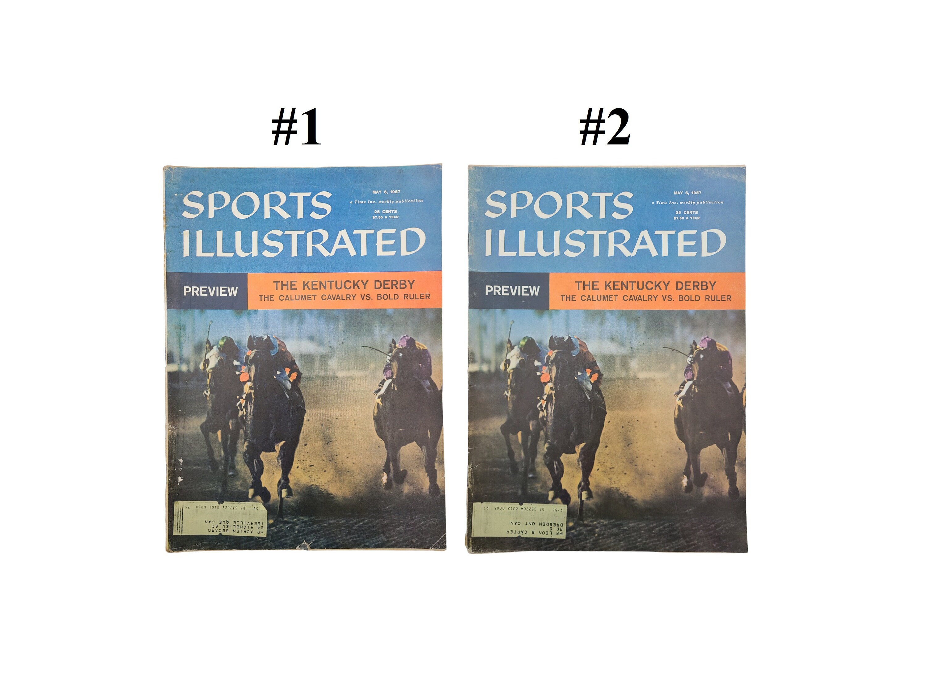 Sports Illustrated Magazines 1957 May-jun, Kentucky Derby, Horse Racing ...