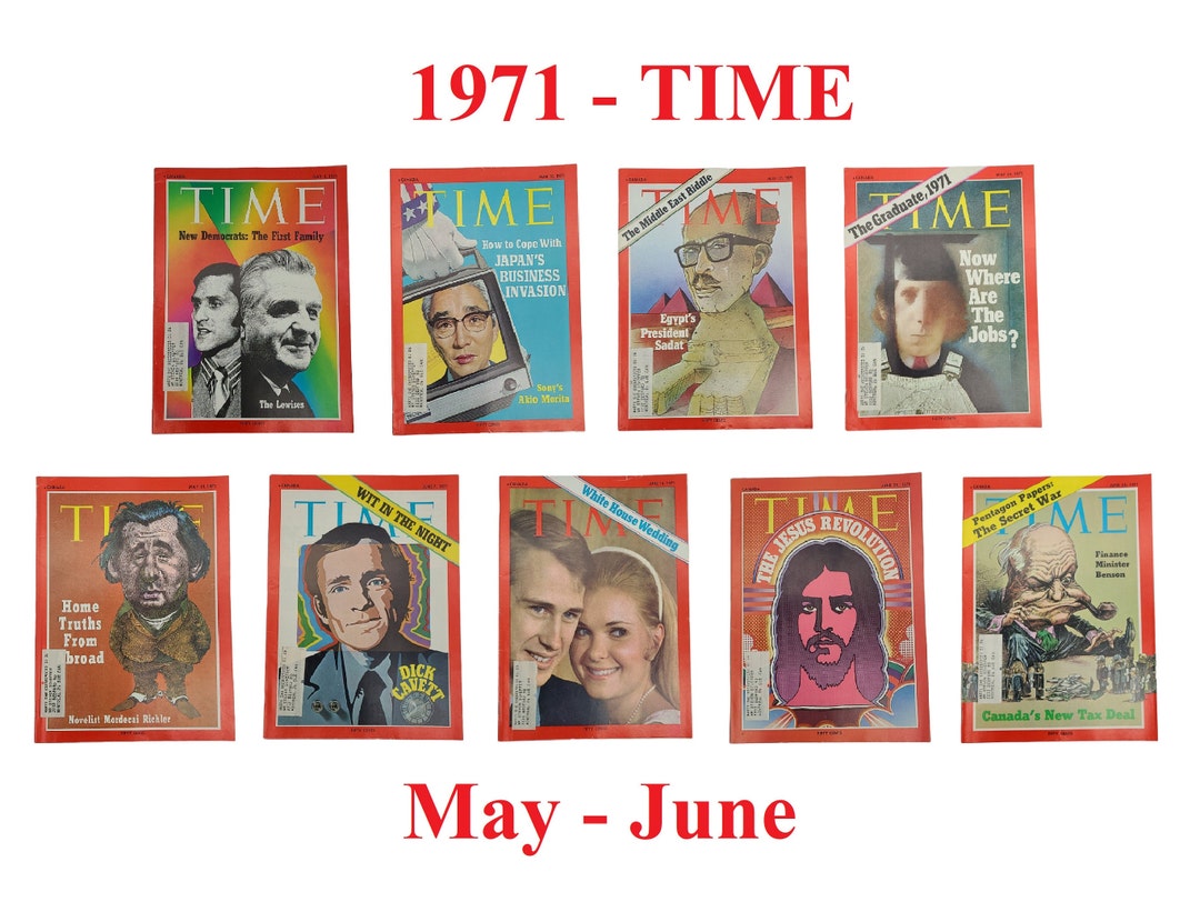 Choice of TIME Magazine – 1971 May - Jun, the Lewises, Akio Morita ...