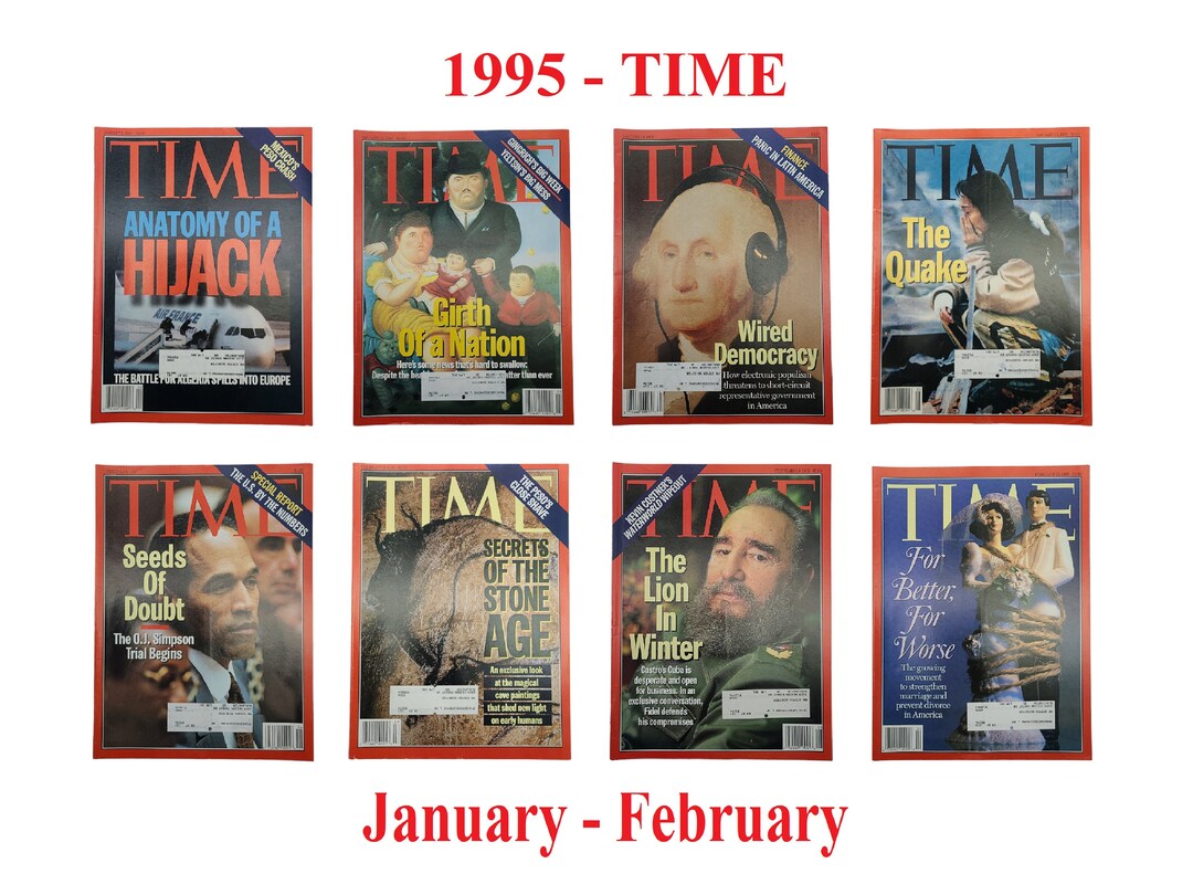 Choice of TIME Magazine – 1995 Jan-feb, Algeria, Obesity, Virtual ...