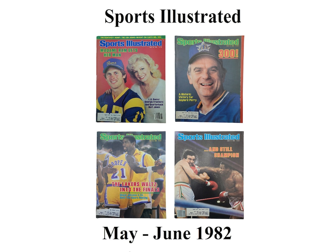 Sports Illustrated Magazines 1982 May-jun, Football, LA Rams, Baseball ...