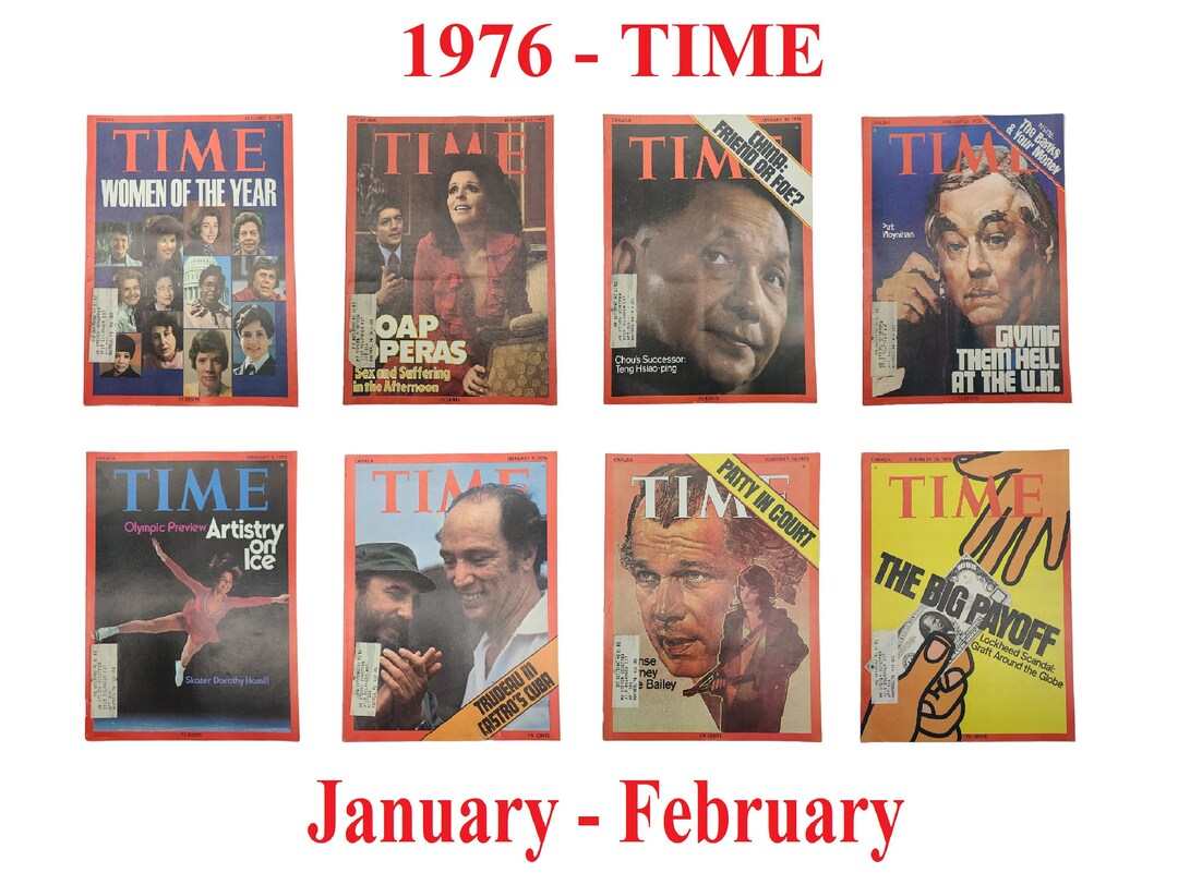 Choice of TIME Magazine – 1976 Jan-feb, Women of the Year, Soap Opera ...