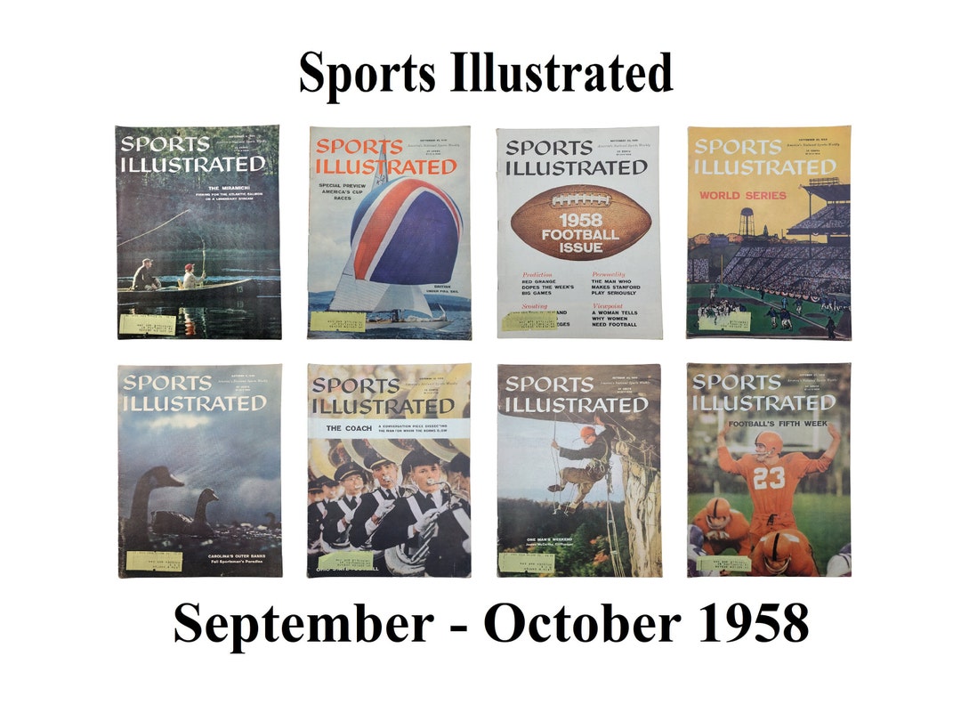 Sports Illustrated Magazines 1958 Sep-oct, Miramichi, Fishing, Sailing ...
