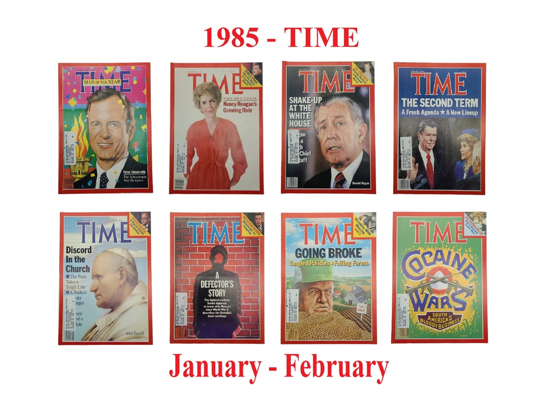 Choice of TIME Magazine 1985 Jan-feb, Man of the Year, Peter Ueberroth ...