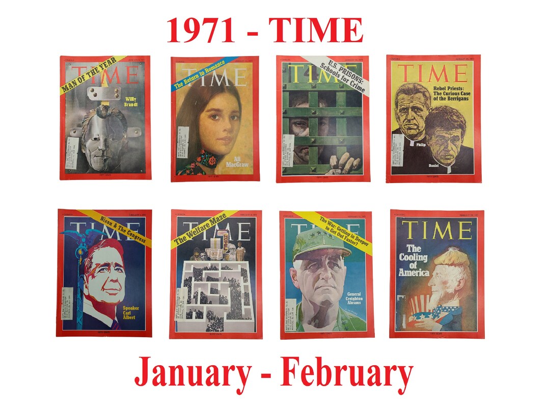 Choice of TIME Magazine – 1971 Jan - Feb, Willy Brandt, Man of the Year ...