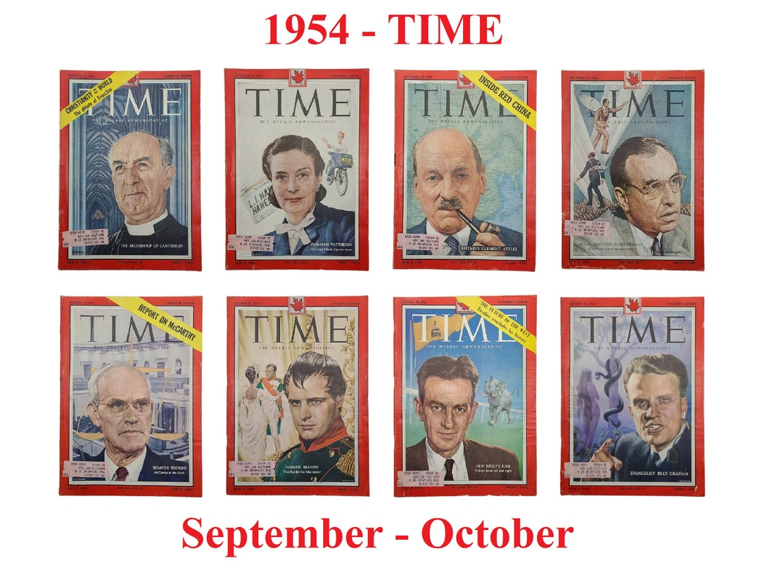 Choice of TIME Magazine – 1954 Sep-oct, Christianity, Publishing ...