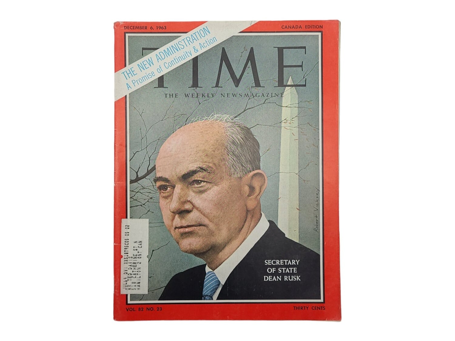 Choice of TIME Magazine 1963 Nov-dec Germany Viet Nam New - Etsy