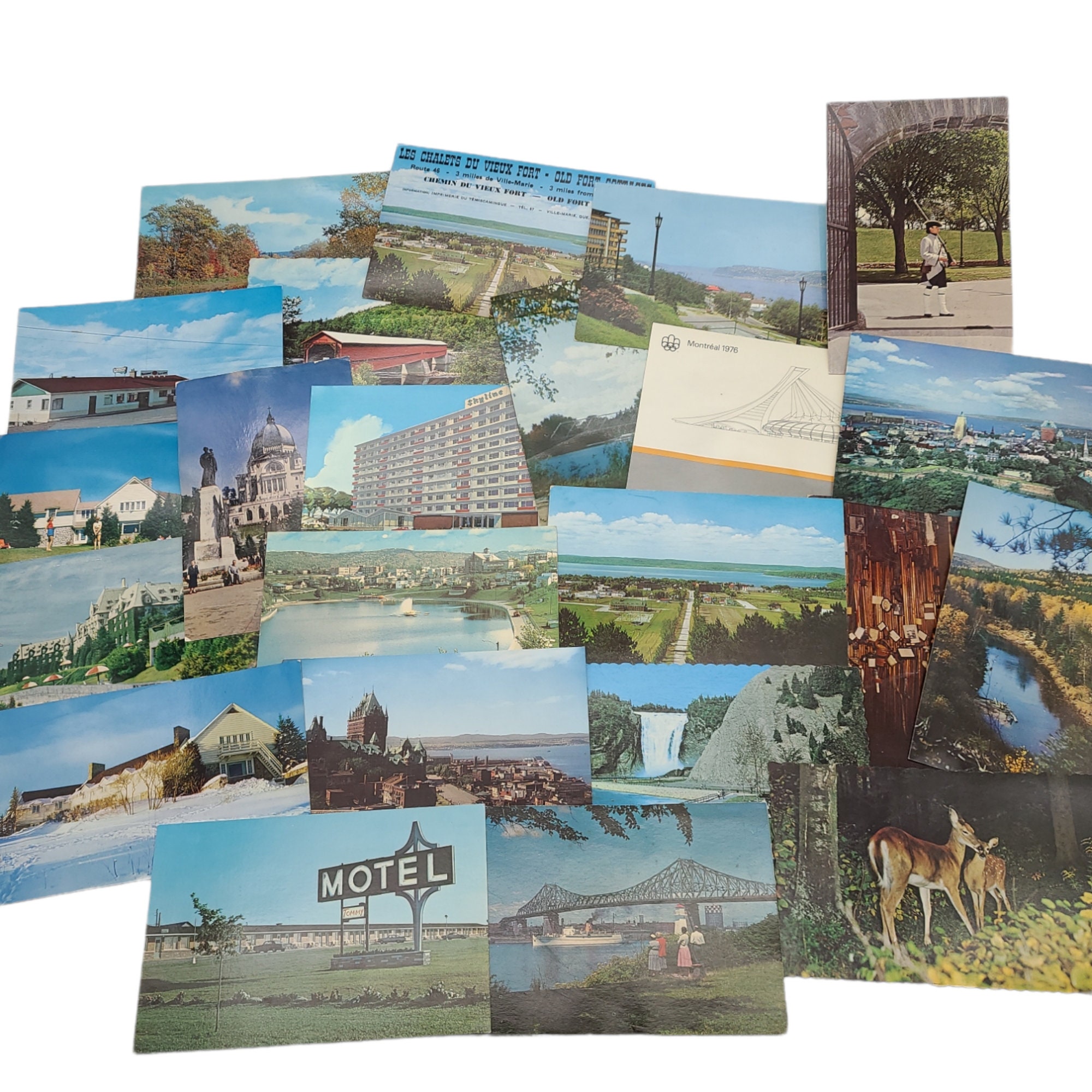 decor bundles of 12 random unused postcards Vintage Postcards junk ...