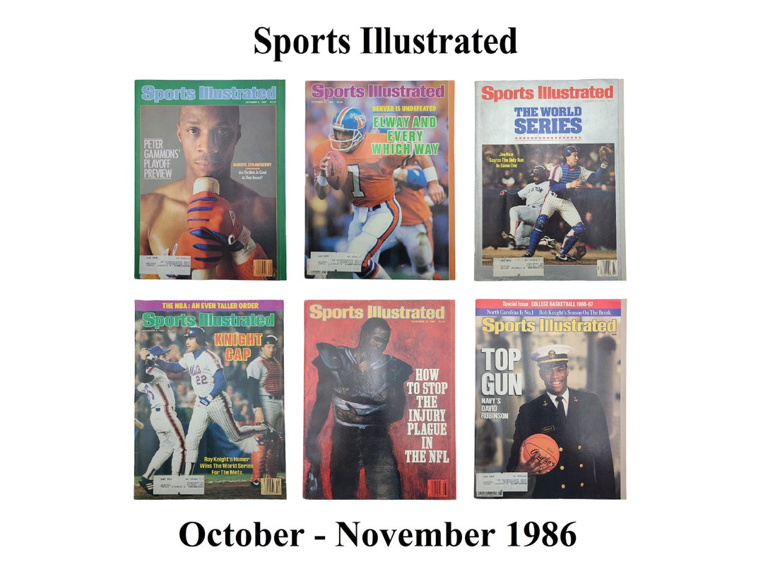 Sports Illustrated Magazines 1986 Oct-nov, Baseball, Mets, World Series ...