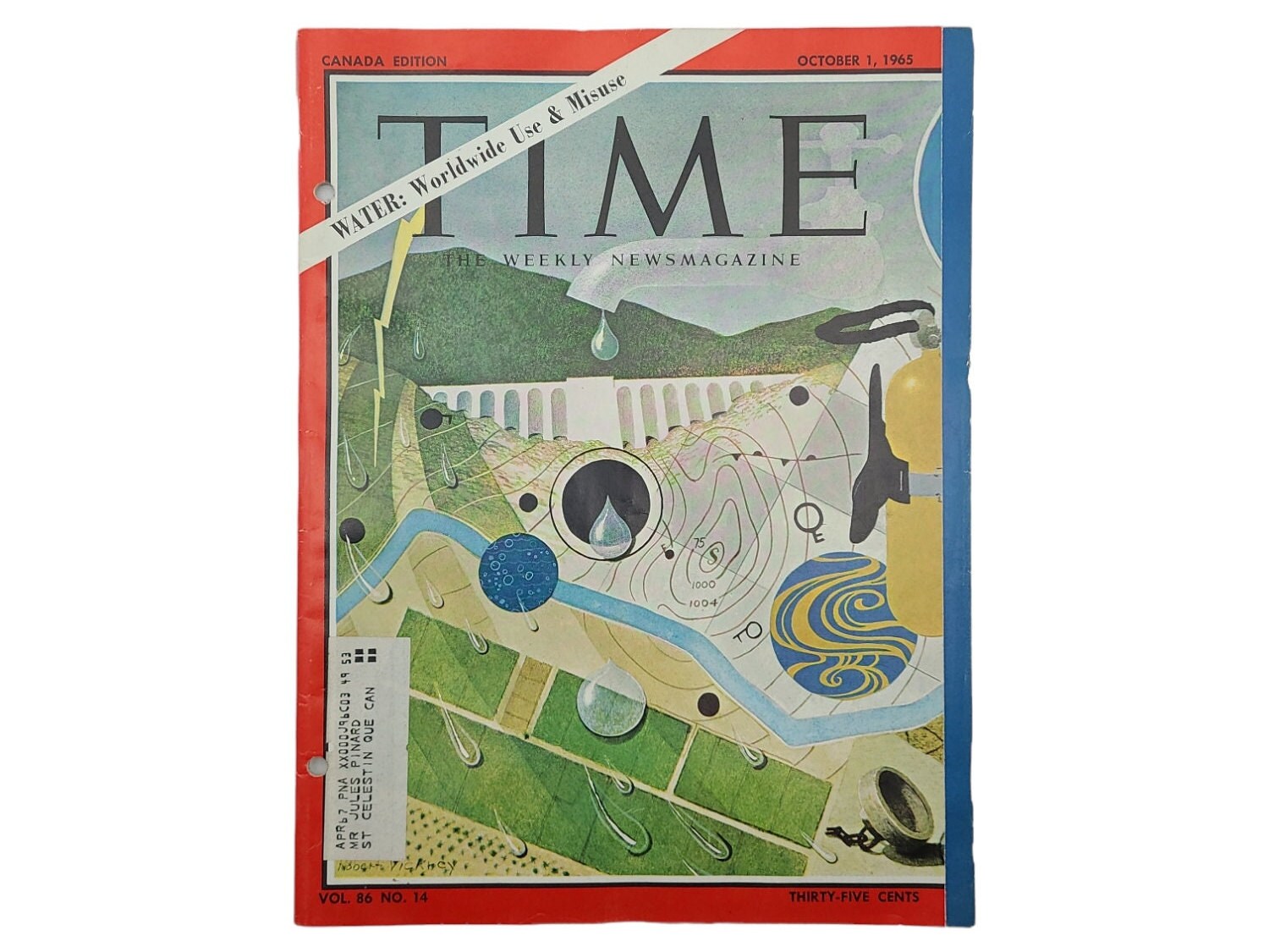 Choice of TIME Magazine – 1965 Sep-oct, Farm, Economy, Pope Paul, Water ...