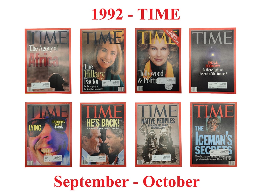 Choice of TIME Magazine – 1992 Sep-oct, Africa, Hillary Clinton ...