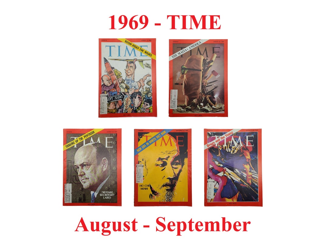 Choice of TIME Magazine 1969 Aug-sep Nixon Mafia - Etsy
