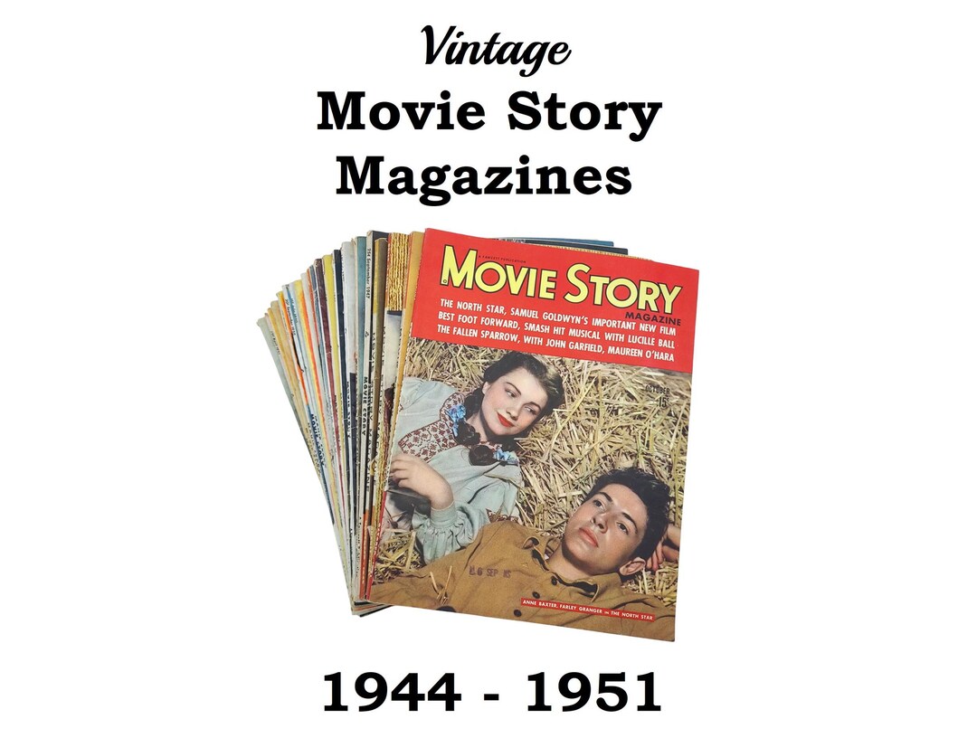 Choice of Movie Story Magazines From 1943 - 1951. Stories, Pictures and ...