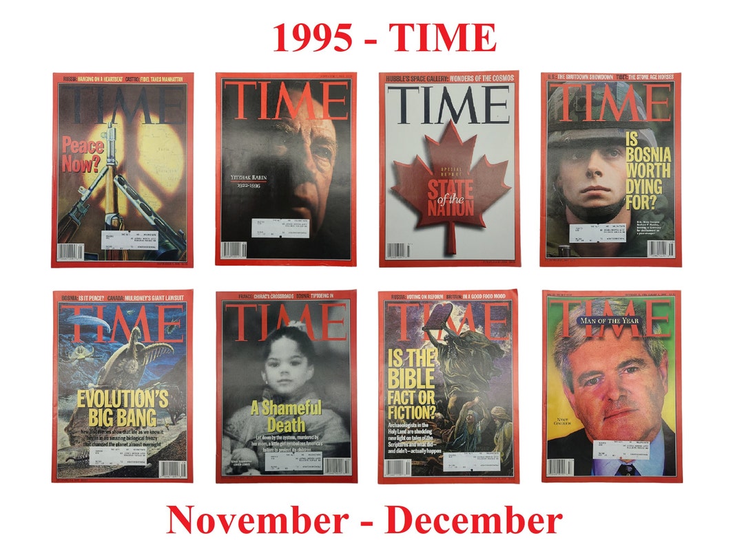 Choice of TIME Magazine – 1995 Nov-dec, Man of the Year, Serbia, Bosnia ...