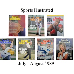 Sports Illustrated Magazines 1989 Jul-aug, Baseball, Cincinnati, San ...