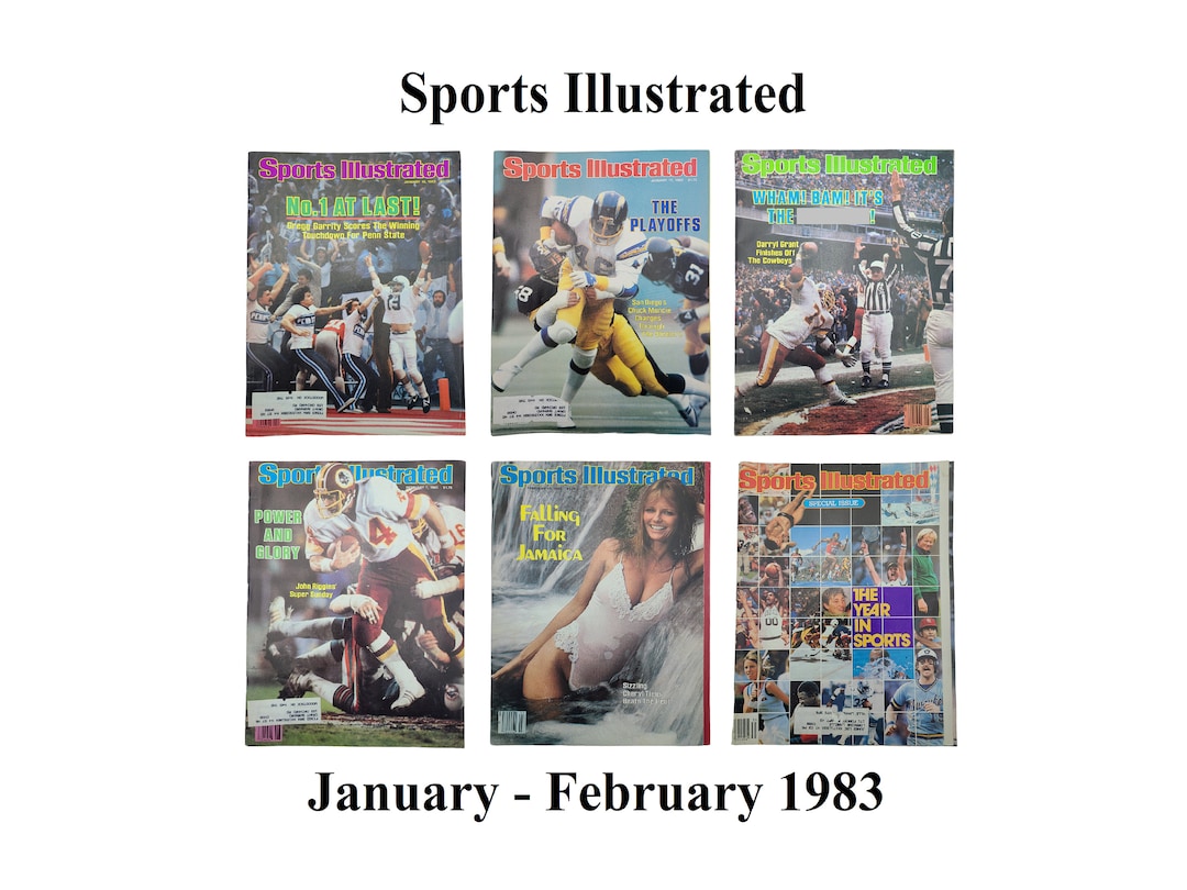 Sports Illustrated Magazines 1983 Jan-feb, Football, San Diego ...