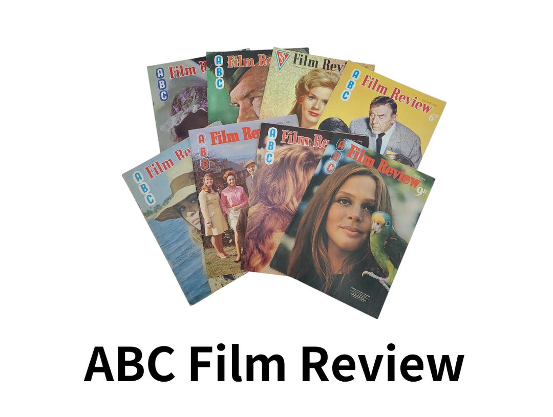 Choice of ABC Film Review Magazines From 1961 to 1970. Stories and ...