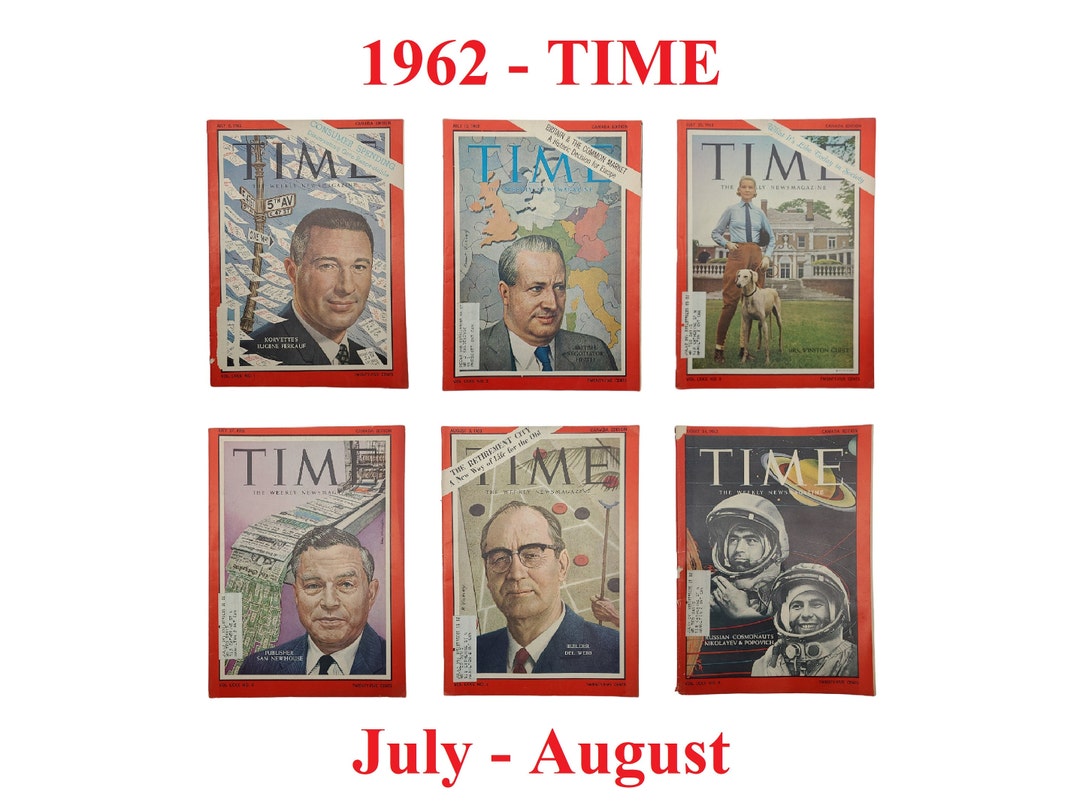 Choice of TIME Magazine – 1962 Jul-aug, Consumer Spending, Britain ...