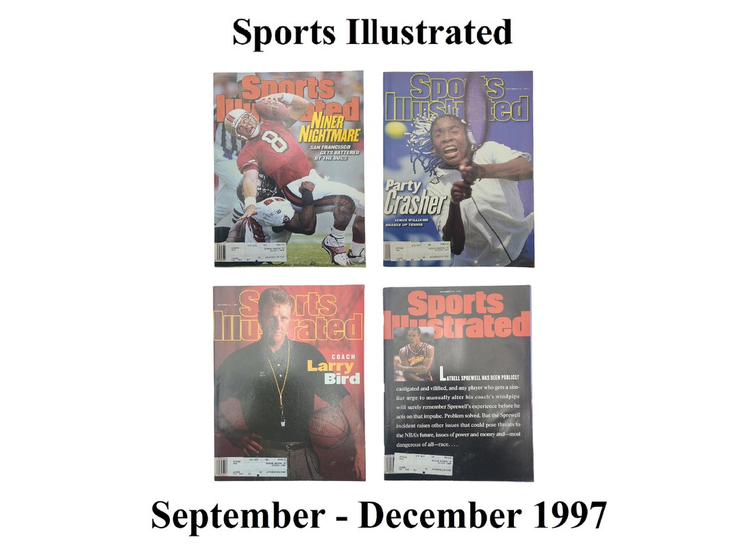 Sports Illustrated Magazines 1997 Sep-dec, Football, Buccaneers, San ...