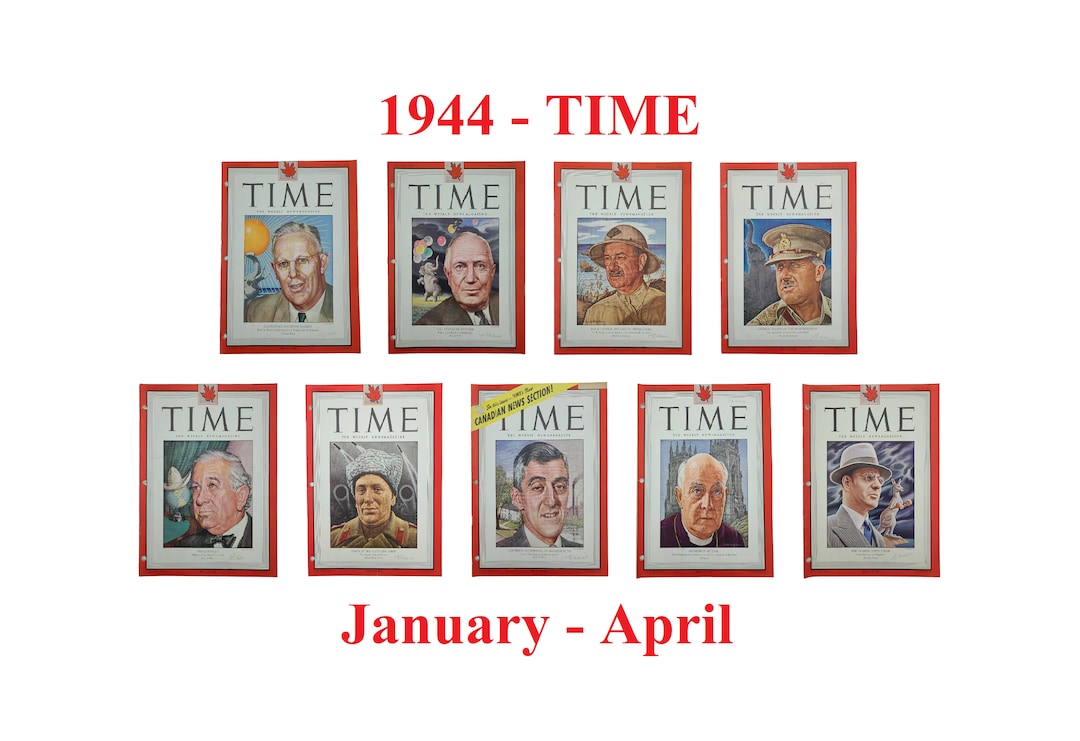 Choice of TIME Magazine 1944 Jan-apr, California, Politics, Marines ...