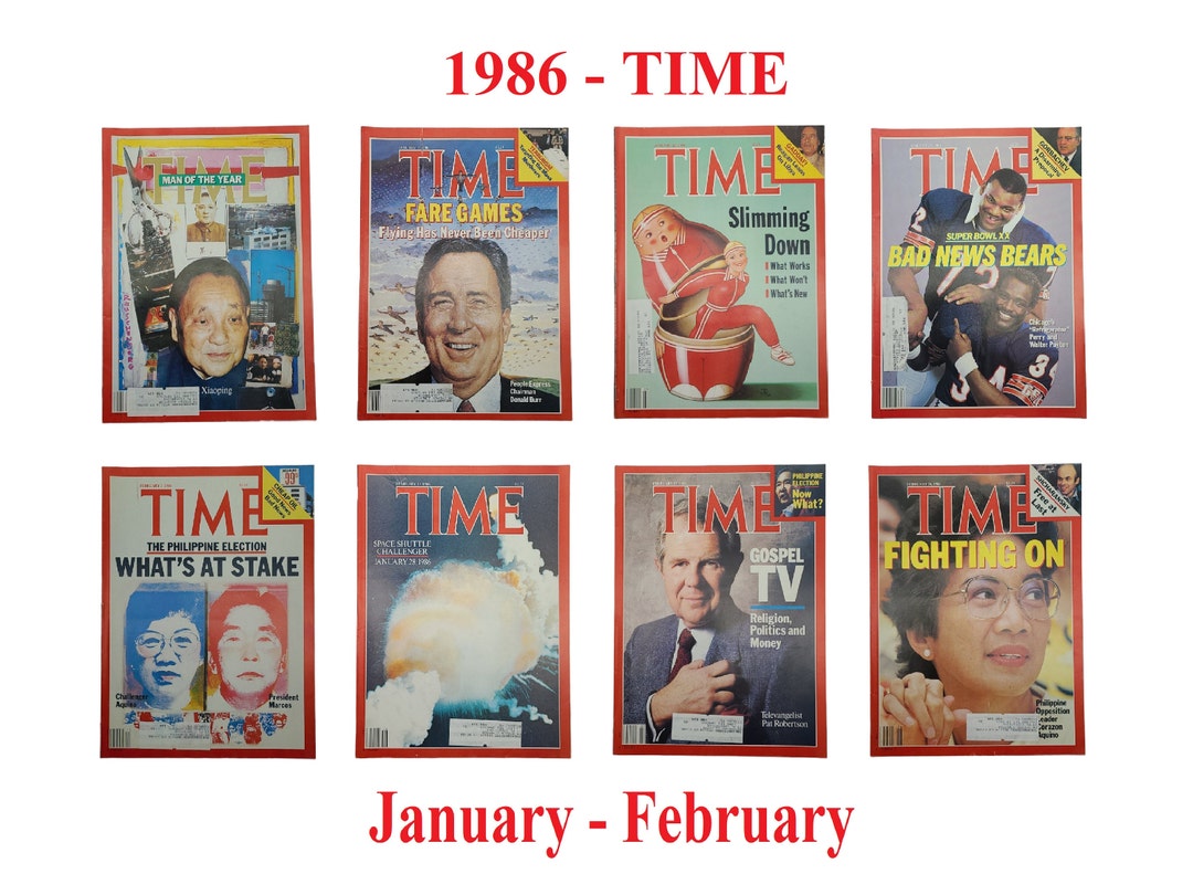 Choice of TIME Magazine – 1986 Jan-feb, Man of the Year, Deng Xiaoping ...