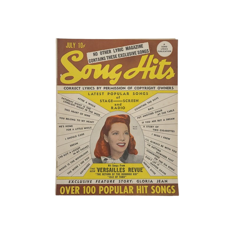 Song Hits Magazines - Lot of 8 Vintage Music Magazines, 1943-1953. Song ...
