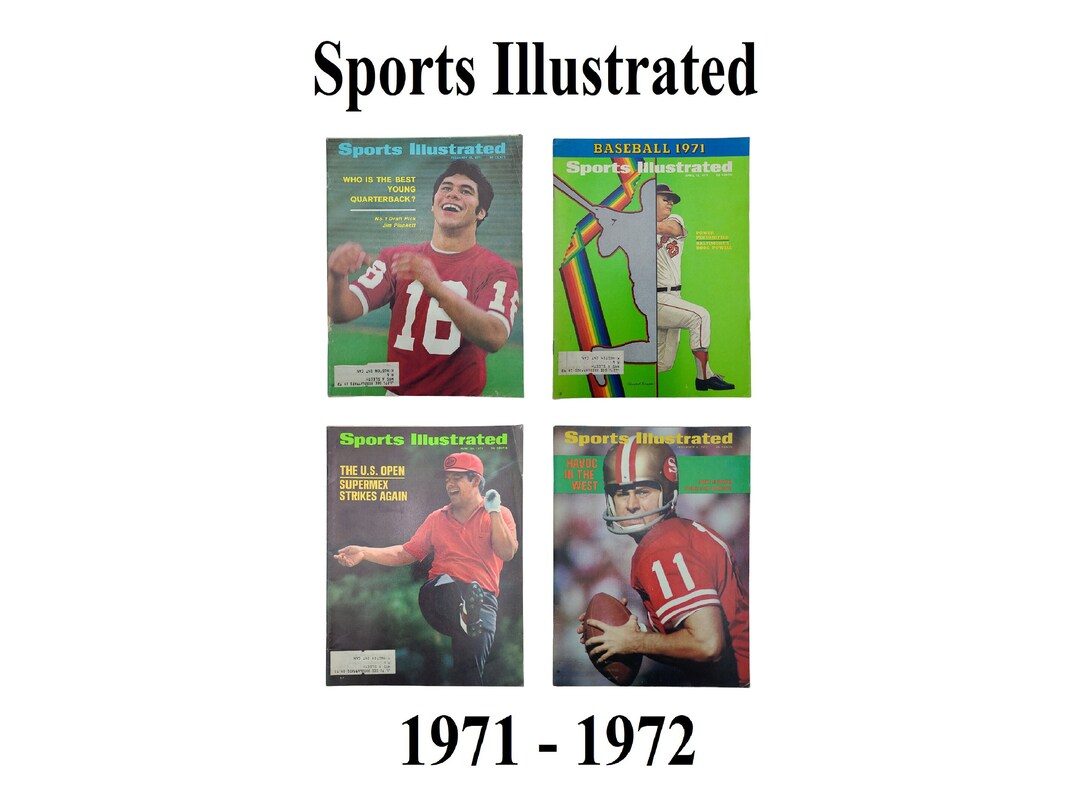 Sports Illustrated Magazines 1971-1972, NFL Draft, Jim Plunkett ...