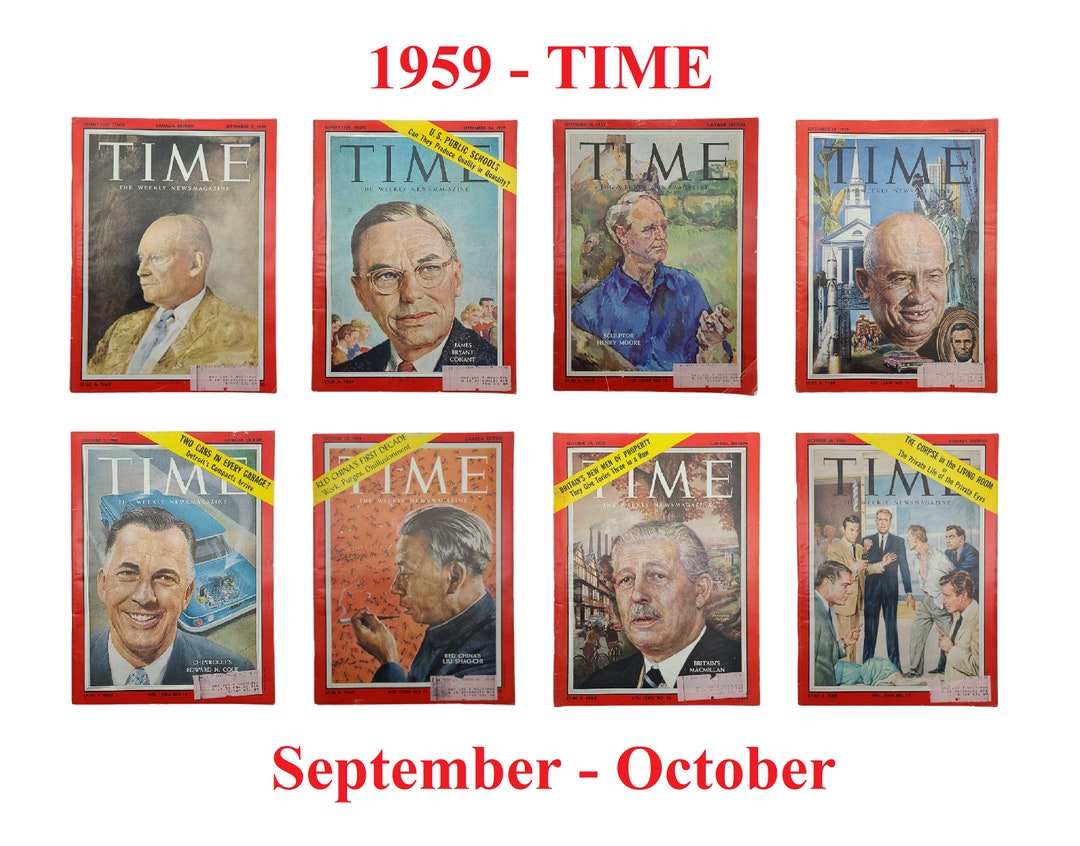 Choice of TIME Magazine – 1959 Sep-oct, Eisenhower, Public School ...