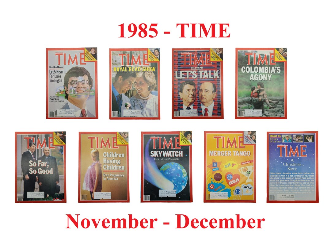 Choice of TIME Magazine – 1985 Nov-dec, Garrison Keillor, Royal Family ...