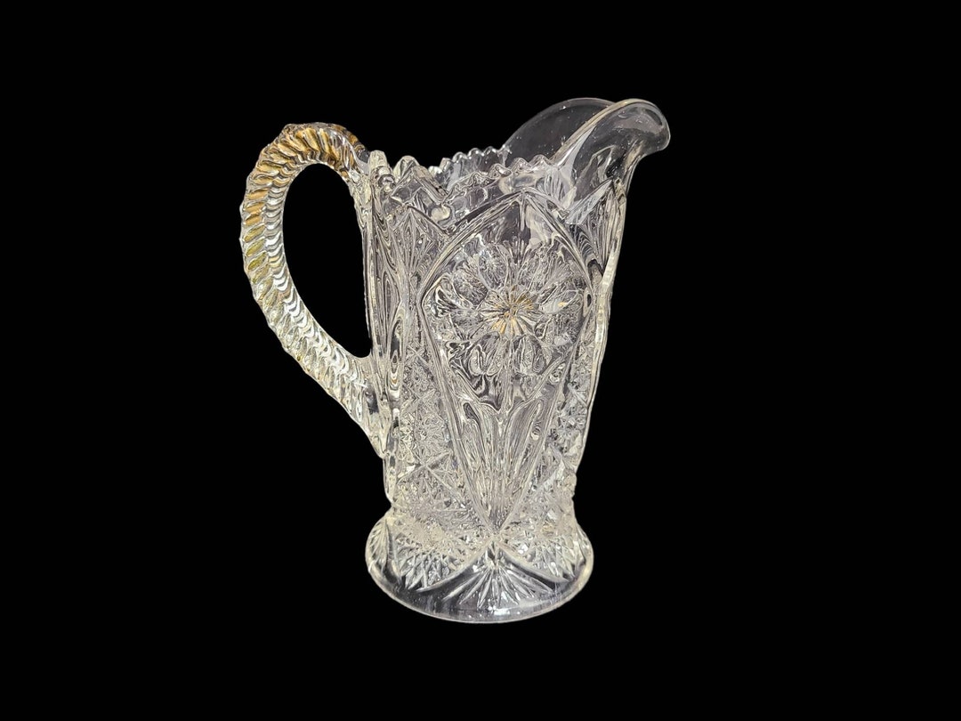 Imperial Crystal/glass American Brilliant Cut Glass Cosmos Daisy 474 La ...