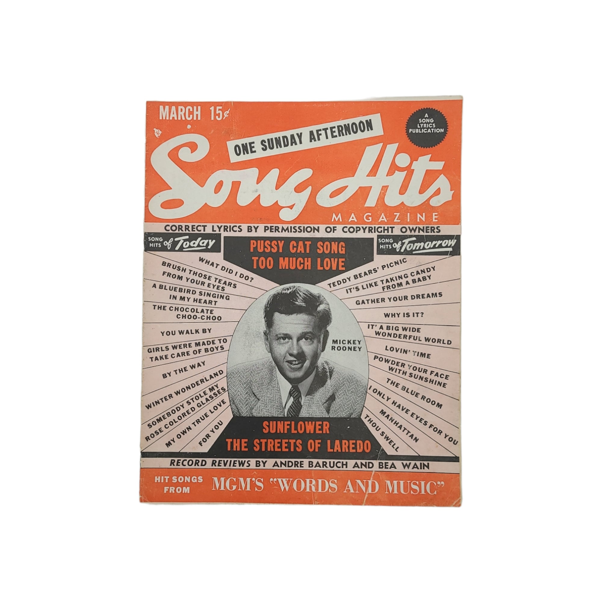 Song Hits Magazines - Lot of 8 Vintage Music Magazines, 1948-1972. Song ...