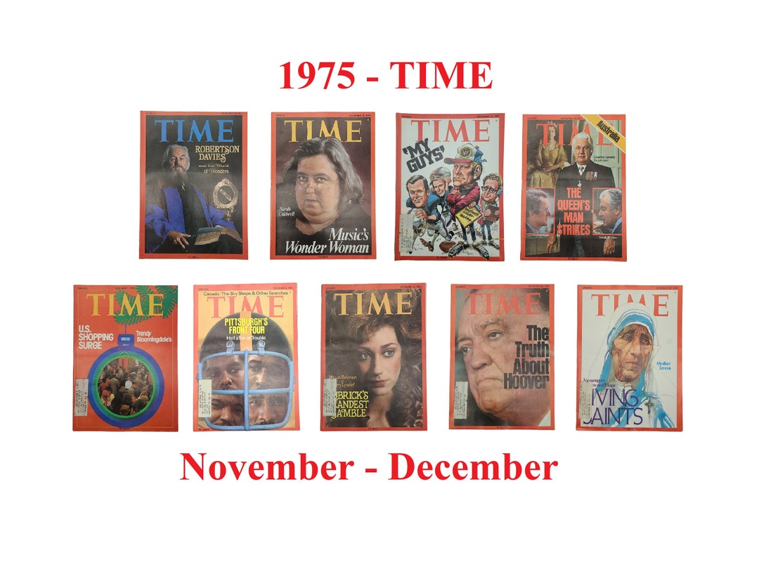 Choice of TIME Magazine – 1975 Nov-dec, Robertson Davies, Music ...