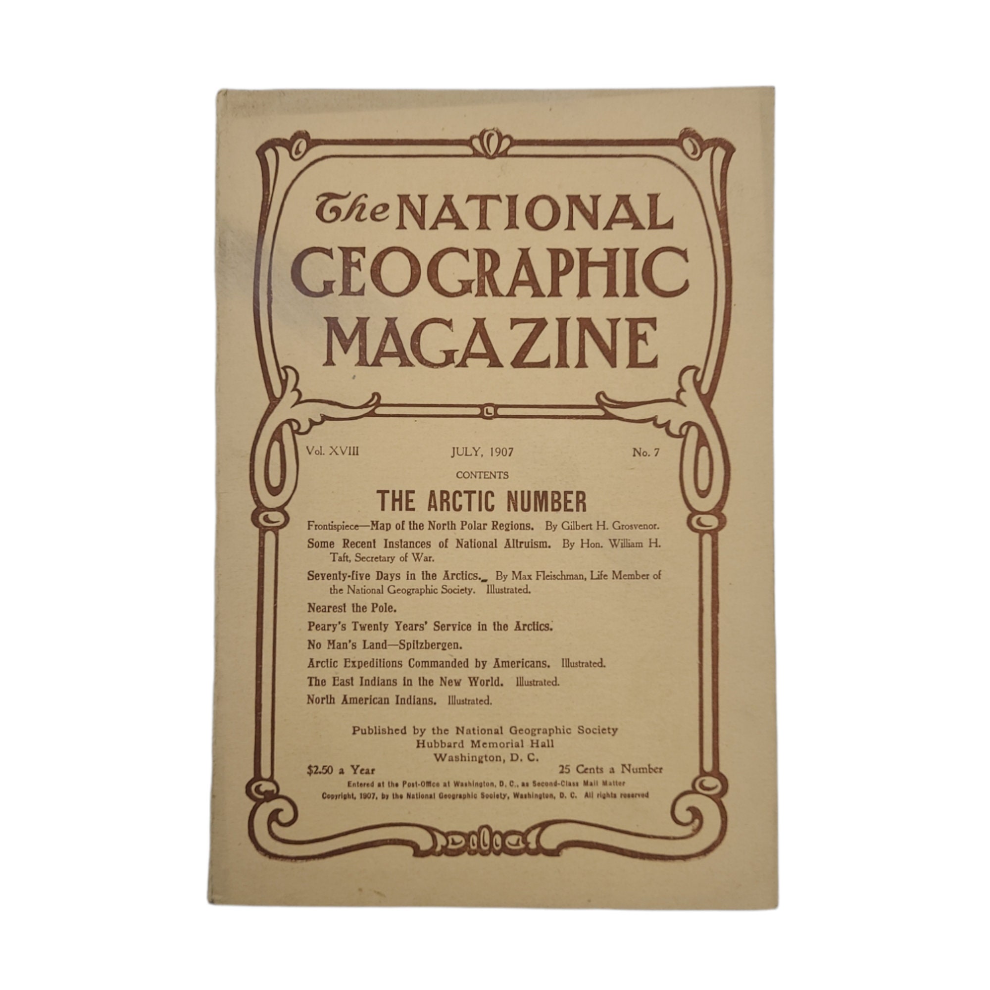 1907 National Geographic Magazines Volume XVIII Numbers 1-12 - Etsy