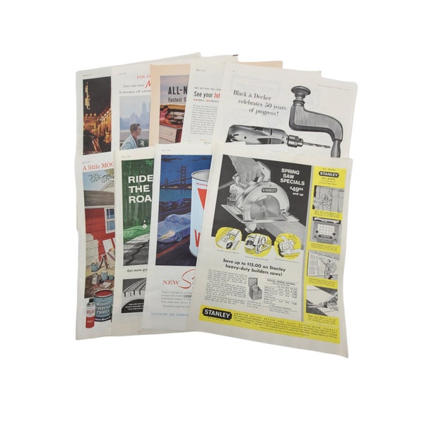 Vintage Magazine Ads - Etsy