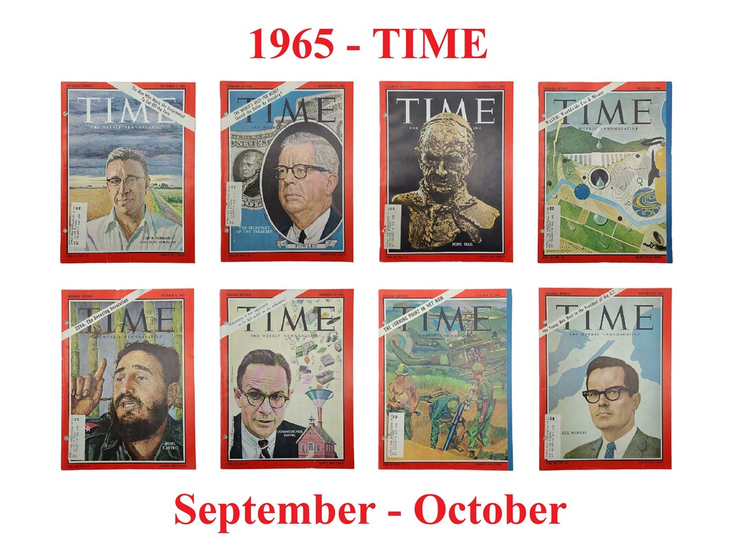 Choice of TIME Magazine – 1965 Sep-oct, Farm, Economy, Pope Paul, Water ...