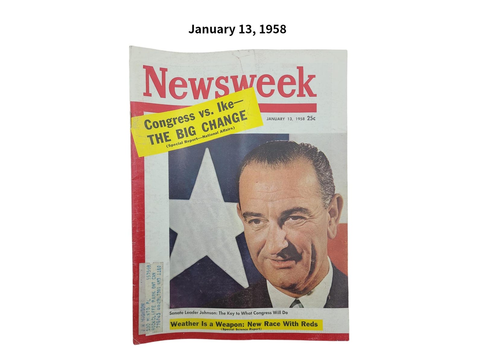 Newsweek Magazine - Choose From Original Vintage Issues From the 1950's ...
