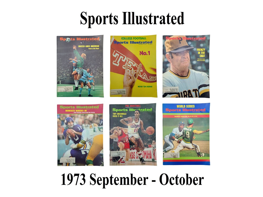 Sports Illustrated Magazines 1973 Sep-oct, Soccer, Texas, College ...