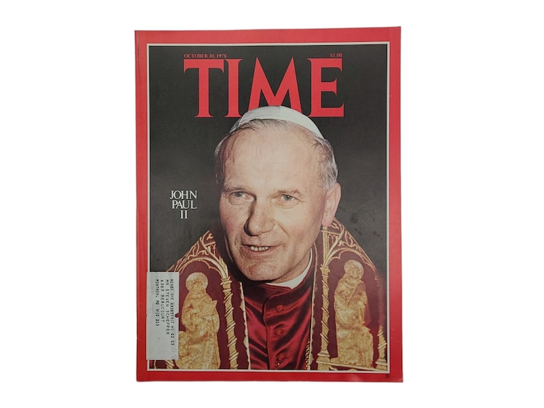 Choice of TIME Magazine – 1978 Sep-oct, Pope, Israel, Iran, Egypt ...