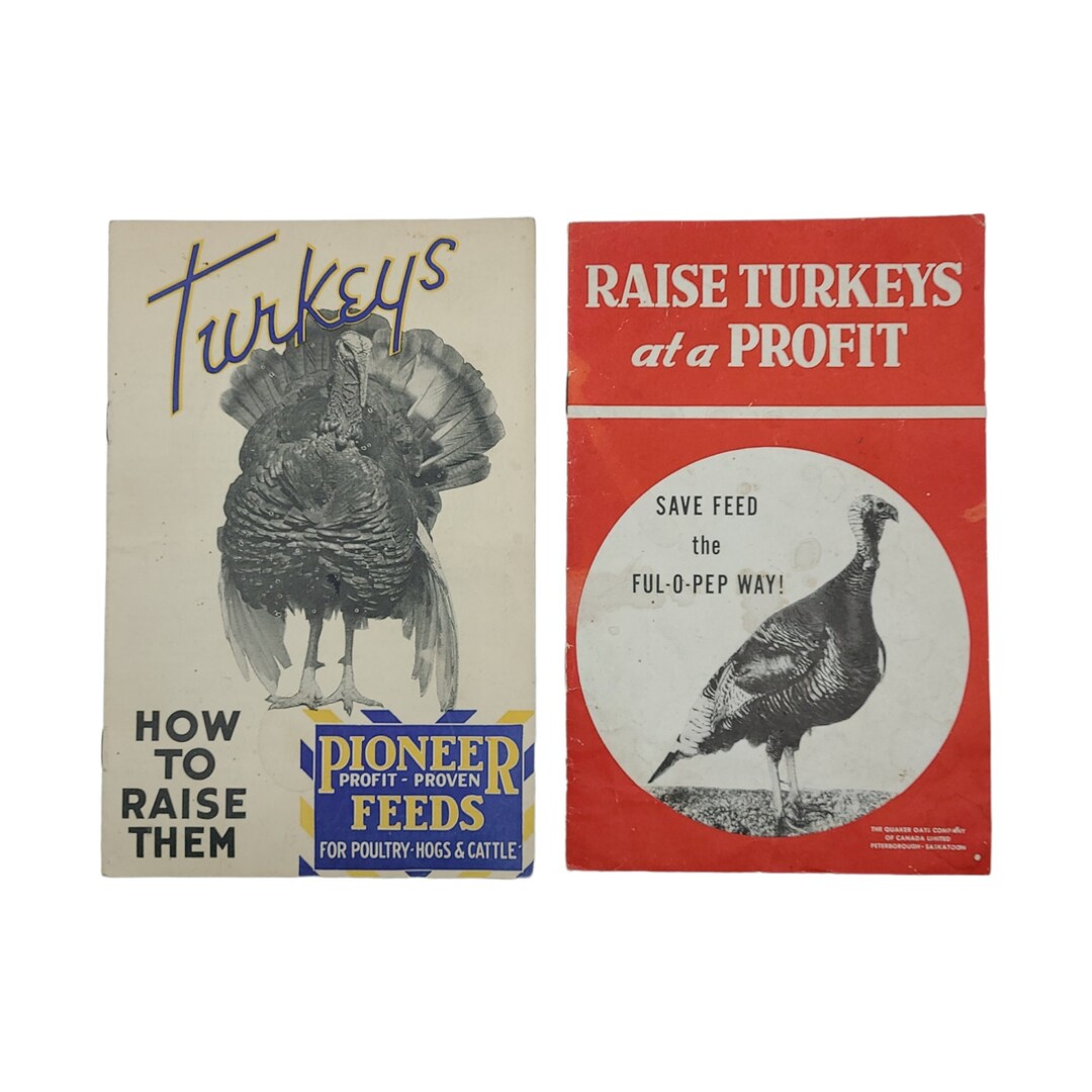 Vintage Turkey Raising Brochures / Advertising. Quaker Oats Ful-o-pep ...