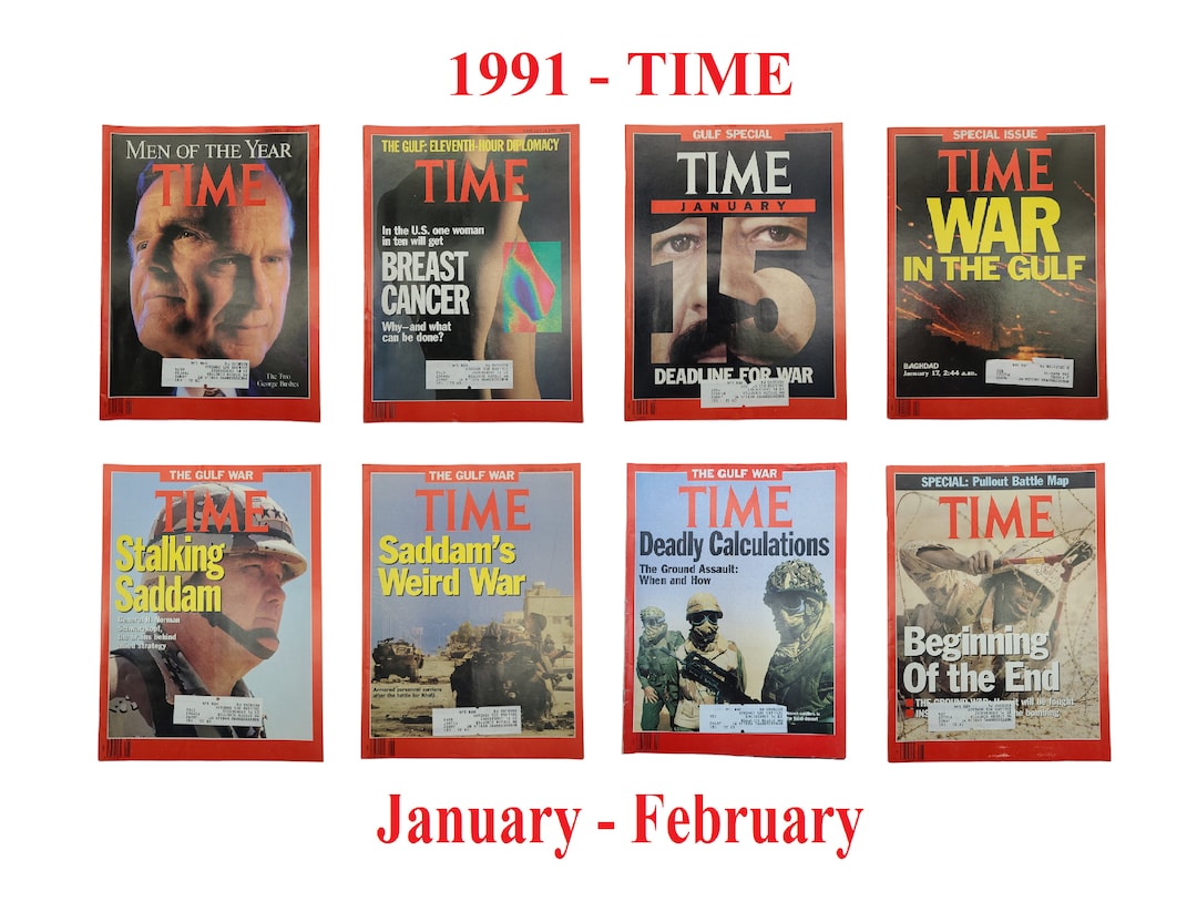 Choice of TIME Magazine – 1991 Jan-feb, Men of the Year, George Bush ...