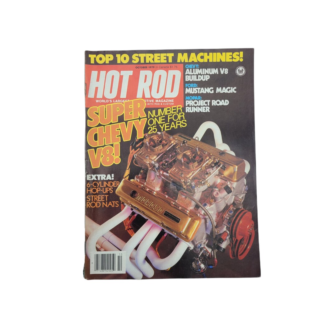 Hot Rod Magazine, October 1979, Super Chevy V8, Aluminium V8 Build ...
