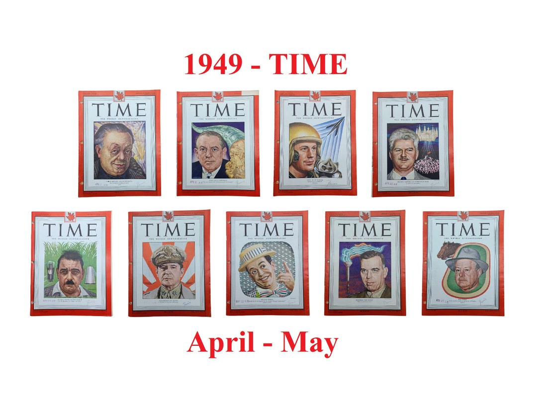 Choice of TIME Magazine – 1949 Apr-may, Art, Economy, Flight, Politics ...